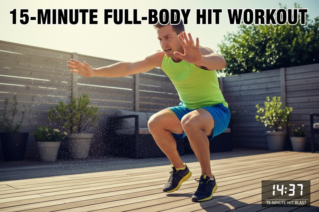 Quick 15-Minute Full-Body HIIT Workout You Can Smash Before the Cookou ...